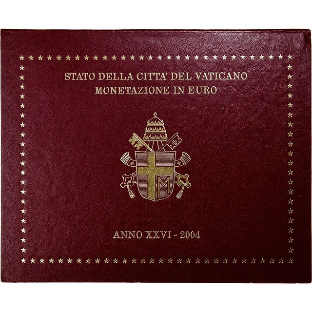 VATICAN, 1 CENT to 2 Euro, Jean-Paul II, 2004, Rome, FDC EUR 258,50 - PicClick FR