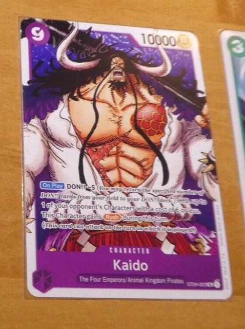 ONE PIECE ENGLISH Card Promo Game Carte Kaido St03-003 St En Mint EUR 4,50 - PicClick FR