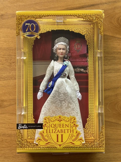 BARBIE SIGNATURE QUEEN Elizabeth II, Platinum Jubilee Doll, HCB96, New ...