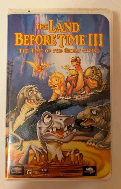 THE LAND BEFORE Time III: The Time of Great Giving (VHS, 1995 ...