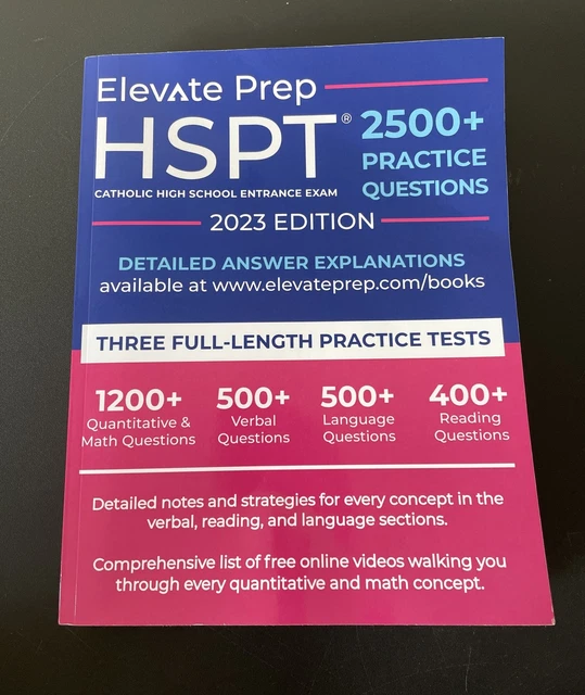 HSPT: CATHOLIC HIGH School Entrance Exam 2500+ Practice Questions 2023 ...