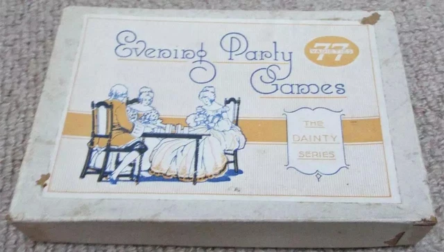 NEWSPAPERS AND MAGAZINES Evening Party Game Vintage 1930s Dennis Dainty ...