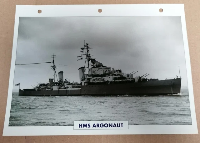 PHOTO - HMS ARGONAUT Ship A4 Size Photo Reprint Great For Framing! See ...