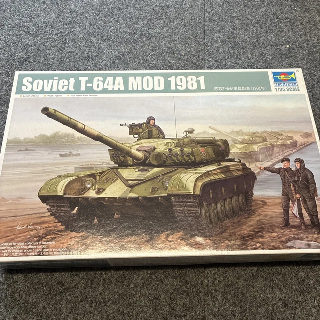 TRUMPETER 1:35 #01579 Soviet T 64 A Mod 1981 EUR 29,00 - PicClick DE