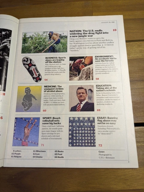 TIME MAGAZINE WORLD War II When Darkness Fell August 28 1989 £7.89 ...