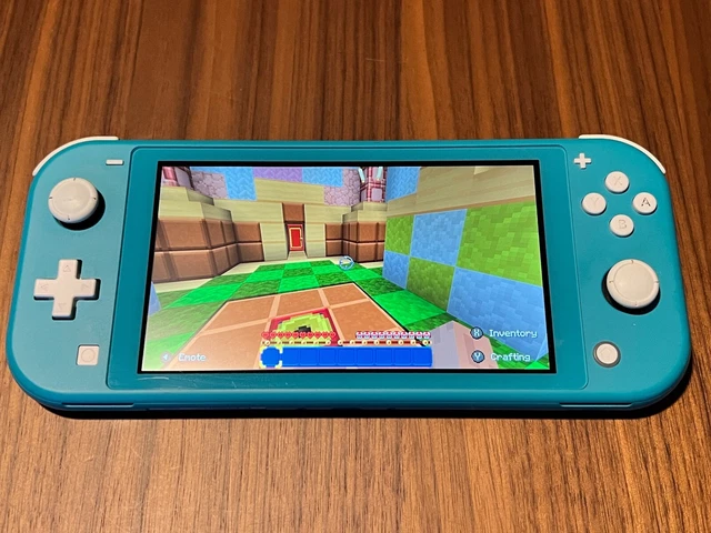 NINTENDO SWITCH LITE - case,charger,4 games (Minecraft,Zelda,Pokemon ...