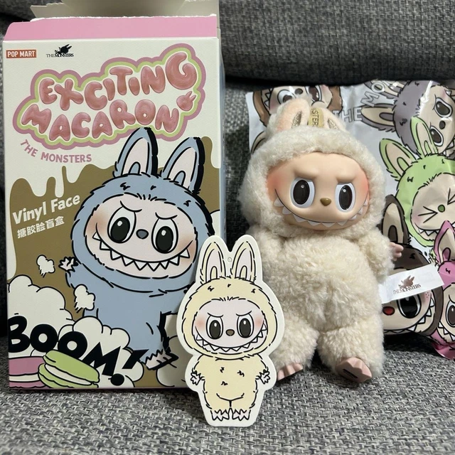 FIGURINE DE COLLECTION POP MART Labubu Macaron Lovebu Soymilk neuve d ...