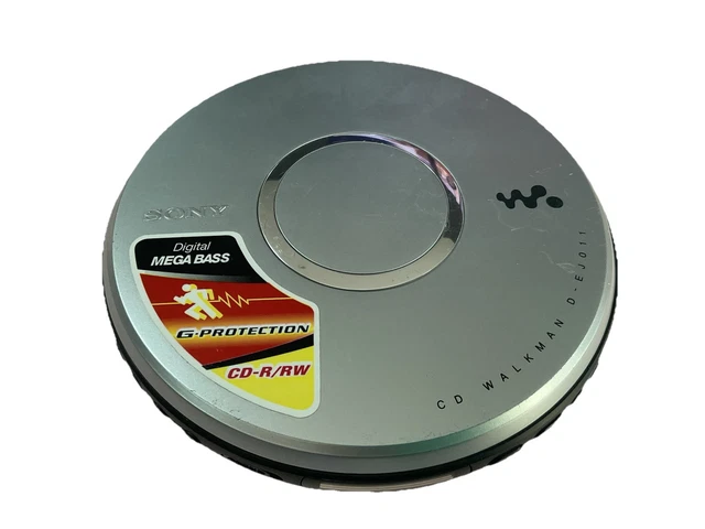 SONY DEJ011 CD Walkman Portable CD R/RW Player Discman Megbase G ...