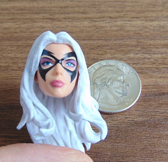 MARVEL LEGENDS PRETTY Female 6" Figure HEAD Custom Fodder Comics Retro ...