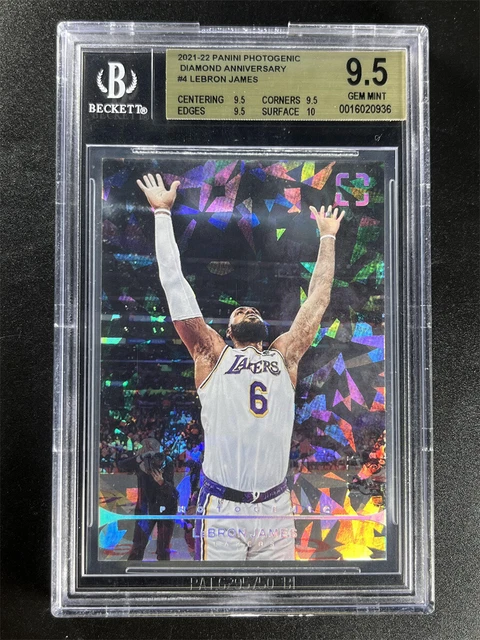 2021-22 PANINI PHOTOGÉNIQUE Lebron James Ice Diamond Anniversary /75 ...