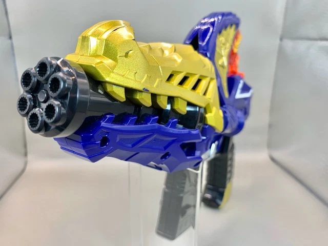POWER RANGERS DINO Fury Ryusoulger DX Mosa Changer Gun 3 llaves Bandai ...