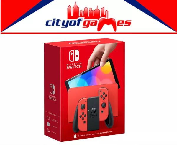 Nintendo Switch Oled Model Console Mario Red Edition Brand New In Stock