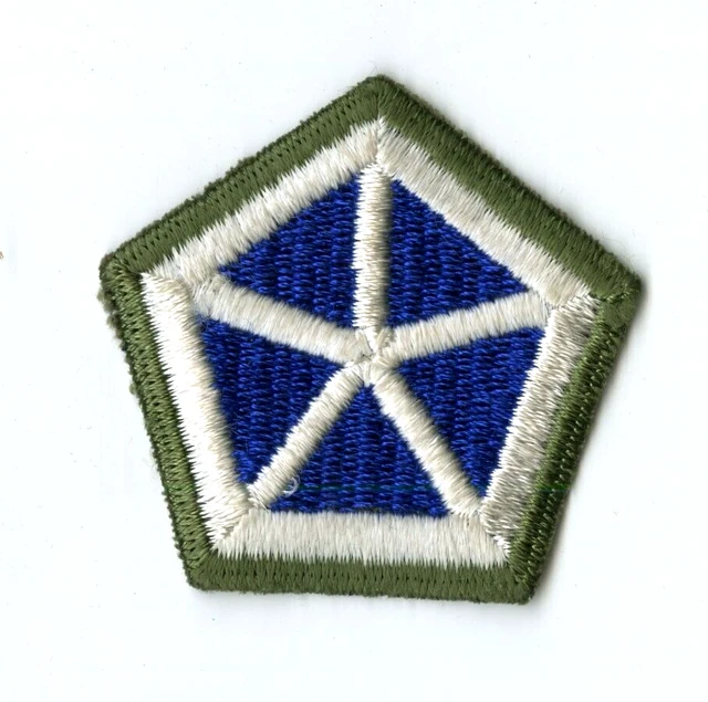 V CORPS OD Border White Back Patch WWII Vintage D Day Omaha Beach EUR 6 ...