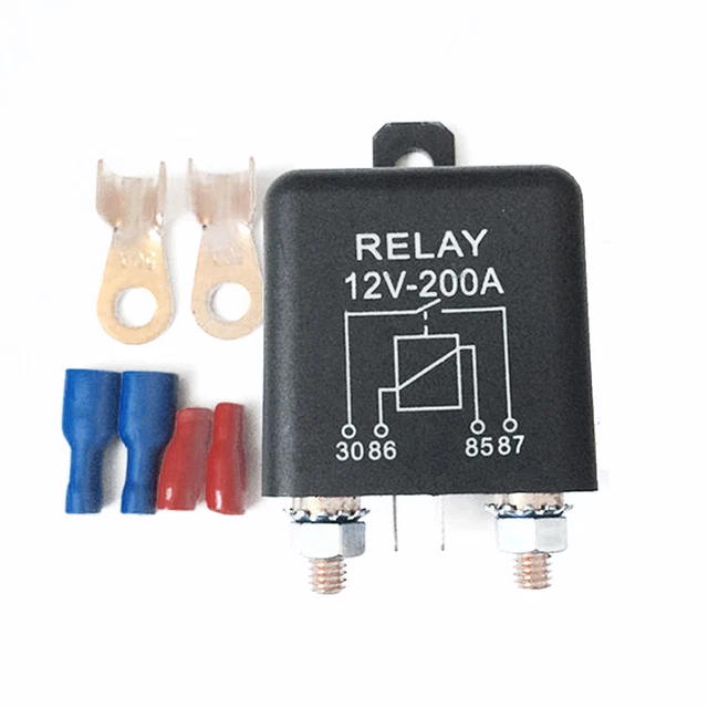 HEAVY DUTY 12V 200A Car Starter Automotive Relay Kit For Truck RV Boat ...