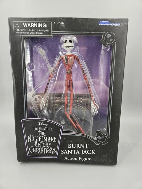 DISNEY THE NIGHTMARE Before Christmas Burnt Santa Jack Skellington ...