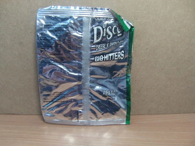 KP DISCOS – Big Hittin Cheese’n’Onion Flava –Empty Packet BB Dec 2000 £ ...