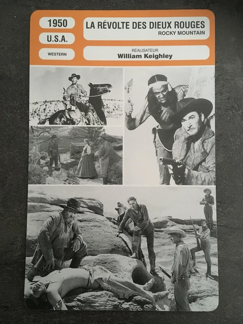 1950 REVOLT OF The Red Gods Errol Flynn Patrice Wymore Movie Card $2.69 ...