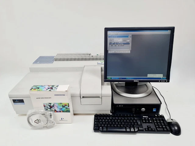 PERKIN ELMER LAMBDA 35 Sistema spettrofotometro UV/VIS con PC e ...