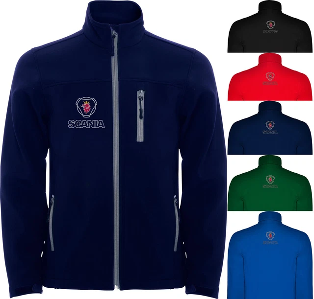 SCANIA V8 SOFTSHELL Jacket TIR TRUCK LKW Driver Gift Coat Veste Mantel ...