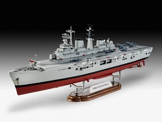 HMS INVINCIBLE (FALKLAND War) Battleship Model Set 1:700 Plastique ...