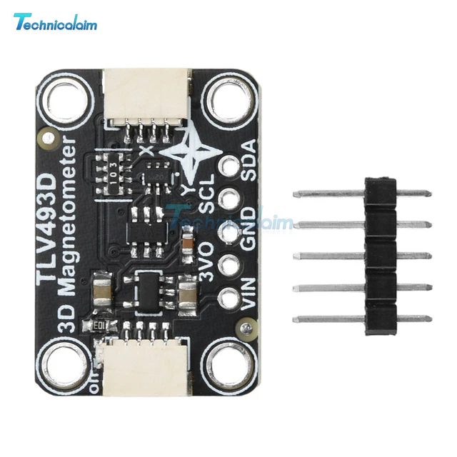 TLV493D I2C INTERFACE Triaxial Magnetometer Module For STEMMA QT Qwiic ...