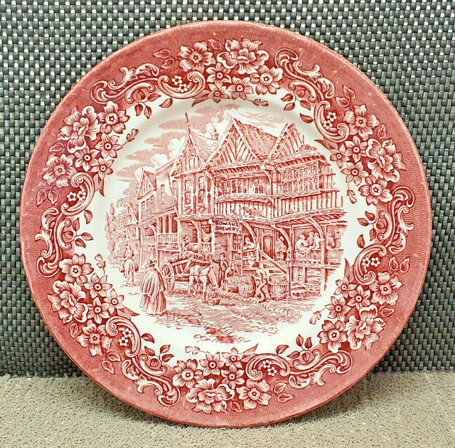ANTIQUE 17TH CENTURY England IRONSTONE MADE IN ENGLAND Plate Red £12.98 ...