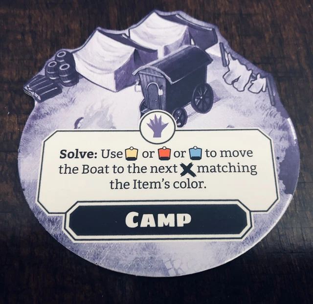 HORRIFIED GAME EXTRA/REPLACEMENT Game Board Map Camp Overlay Piece £1. ...