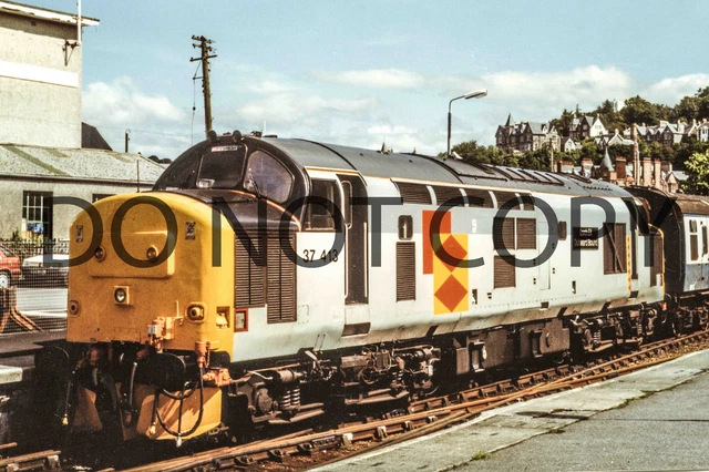 UK DIESEL TRAIN Railway Photograph Of Class 37 37413 Loco. (Rm37-1229 ...