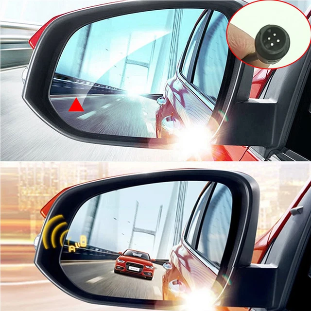 CAR BLIND SPOT Detection System BSD Warning Lights Flashing Warning ...