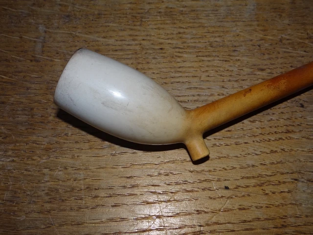 BELLE GRANDE PIPE Ancienne XIXème en Ecume de Mer dans son Etui d ...