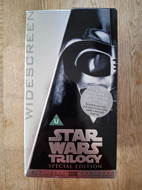 STAR WARS TRILOGY Special Edition Box Set Vhs Widescreen With Original Booklet £19.96 - PicClick UK