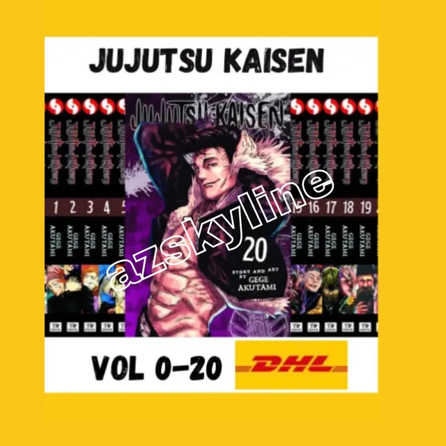 JUJUTSU KAISEN MANGA English Full Set Vol 0 to 22 Gege Akutami Comics ...