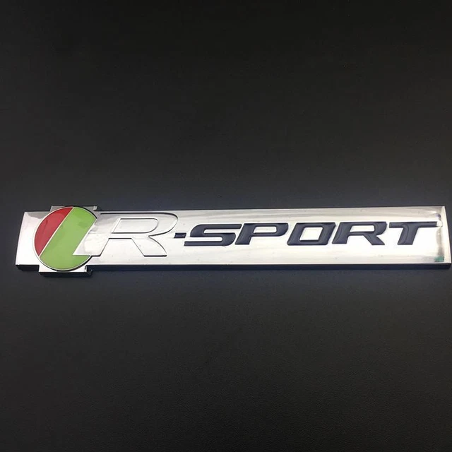 3D METAL R Sport Emblem Car Sticker Trunk Stickers for Jaguar F Pace Xf ...