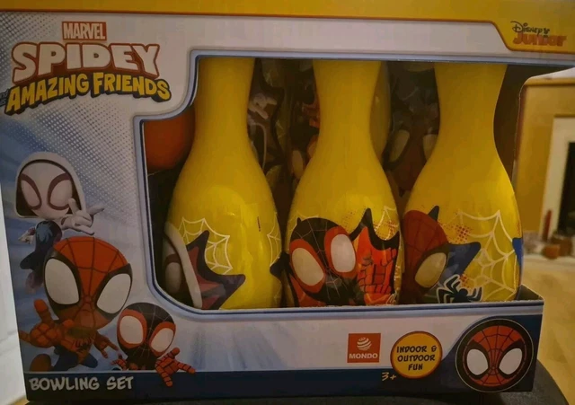 MARVEL SPIDEY AND His Amazing Friends Spidey Bowling Set nuovo e ...