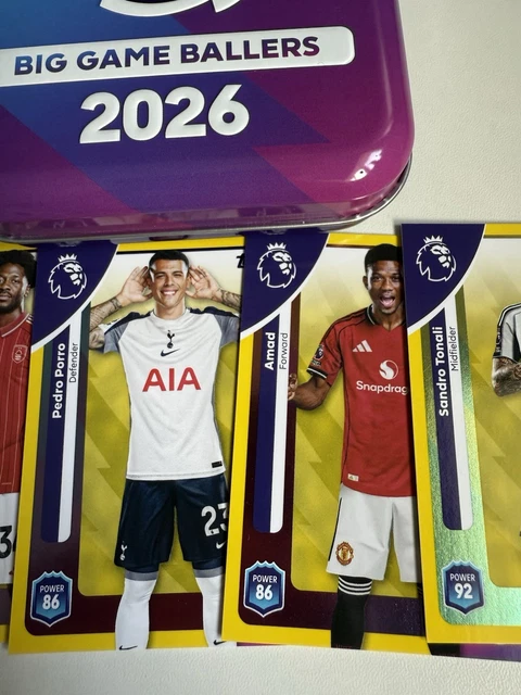 9X YELLOW PARALLEL Cards Topps Premier League 2025/26 £6.49 - PicClick UK