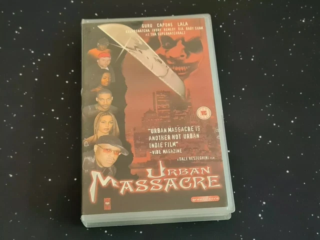URBAN MASSACRE ~ Ground Zero VHS Big Box Ex Rental ~ Krumbsnatcha, La ...