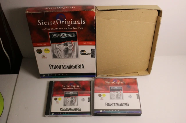 FRENCH FRANCAIS PHANTASMAGORIA Vintage PC game sierra 7 discs win 3.1 ...