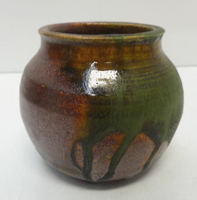 VINTAGE ETHAM ROTARY Md Lizzey Vase Australian Pottery Studio Ceramic ...