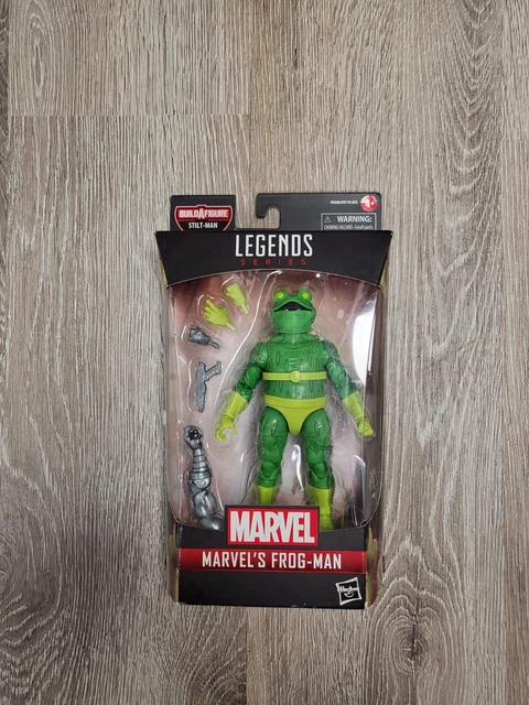 MARVEL LEGENDS SPIDER-MAN Into The Spider Verse Frog Man Stilt Man BAF ...