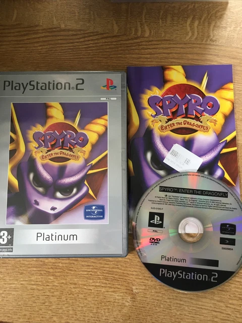 SPYRO ENTER THE Dragonfly Ps2 Game Uk Version & Manual & Disc £3.99 ...