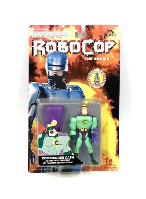 ROBOCOP 39405 Toy Island The Series von 1994 Commander Cash Actionfigur ...