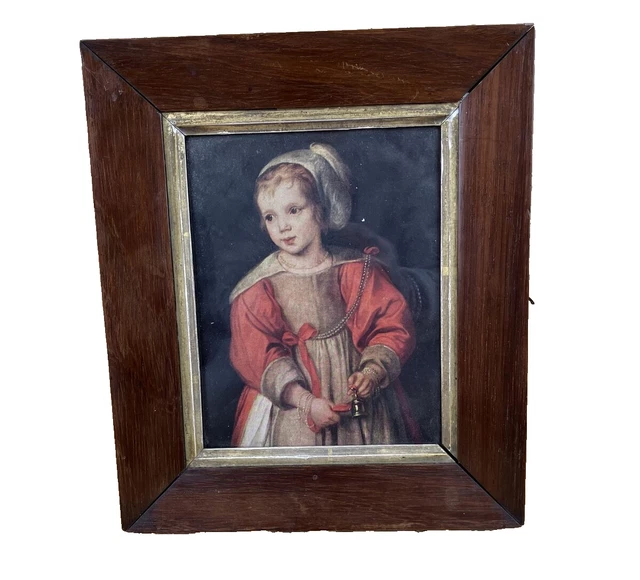 RARE ART LITTLE Girl With Bell Cornelis De Vos 1585-1651 Print £24.99 ...