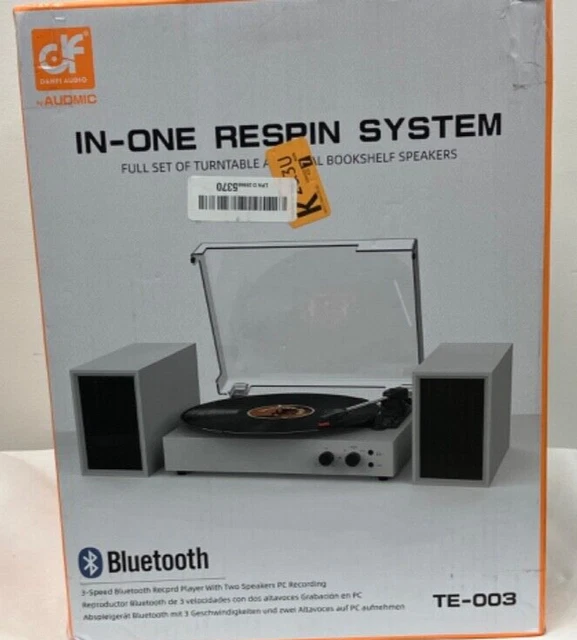 VINYL RECORD PLAYER with External Speakers,Vintage 3-Speed Turntable ...