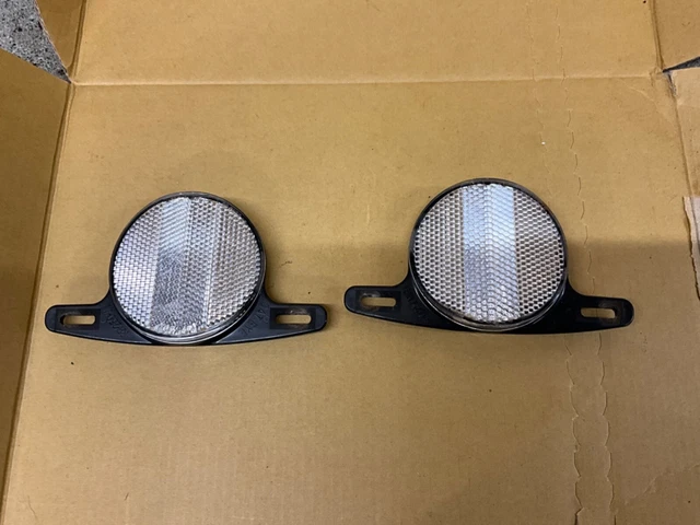 1980’S PAIR OF Cat Eye Rr-250Wu Bmx Mag Wheel Reflectors Raleigh Burner ...