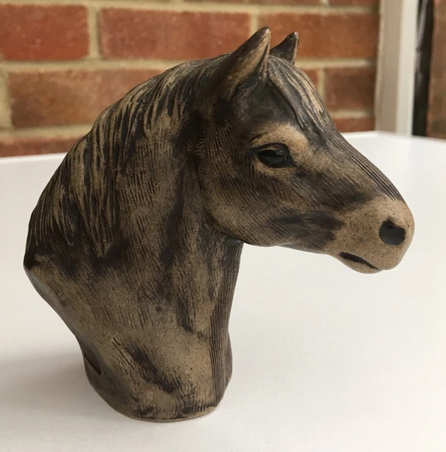 POOLE POTTERY STONEWARE Exmoor Pony bust by Barbara Linley Adams. £20. ...