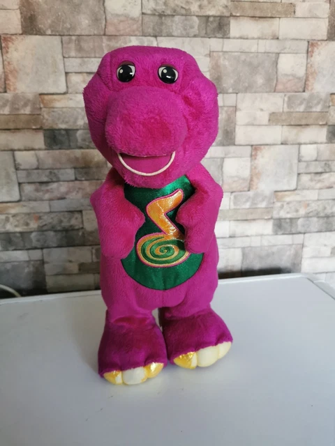 BARNEY PURPLE DINO Dance Doll Dances Sings Talks 2002 Plush Action ...