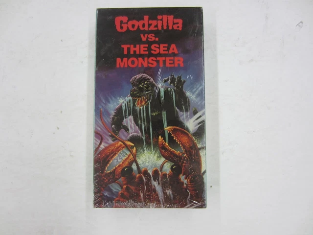 GODZILLA VS THE Sea Monster VHS Cassette Tape - 1967 - Video Treasures 1987 EUR 12,43 - PicClick FR