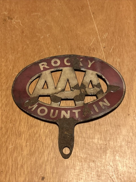 1950S VINTAGE AAA Colorado auto License plate topper nos chevy gm Ford ...