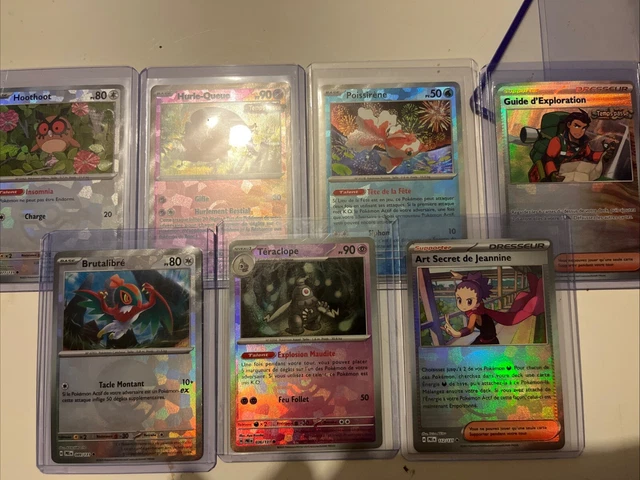 CARTE POKÉMON : Lot de 7 Cartes Pokéball - Evolutions Prismatiques ...