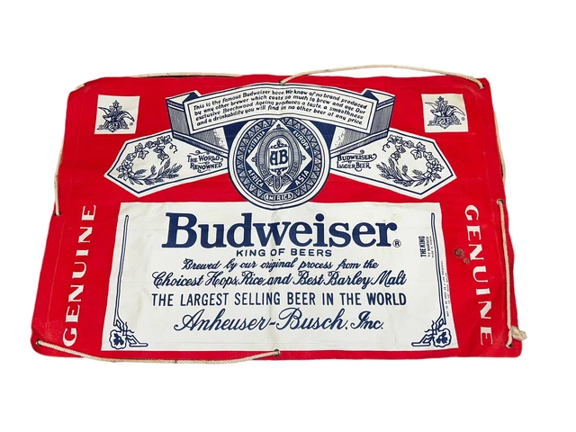 VTG BUDWEISER BEER Inflatable Rubber Float Raft Pool Beach Bud 43X28.5 ...